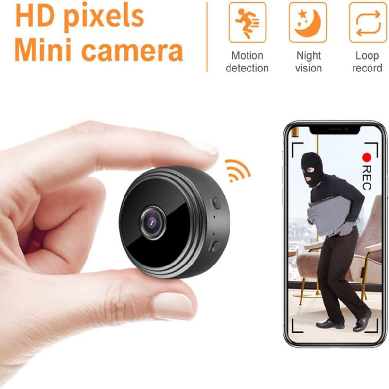 New A9 1080p HD 2mp Magnetic Wifi Mini Camera | Camera Accessories ...