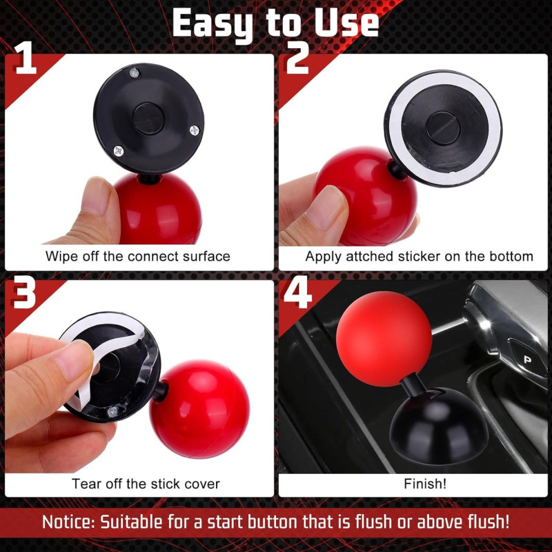 Car Push to Start Button Rocker | Car Accessories | Shopright.pk