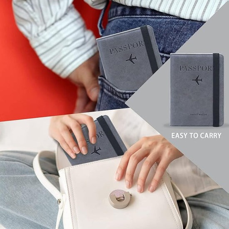 Portable leather travel passport holder | Travel & Fitness | Shopright.pk