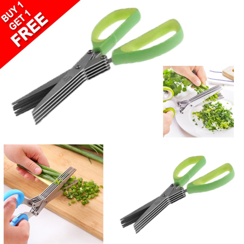 Buy 5 blades stainless steel scissor buy 01 get 01 free at best price ...
