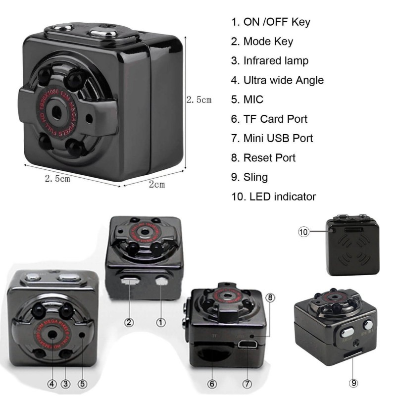 Buy SQ8 Mini Smallest Security DV Camera Online at Shopright.pk