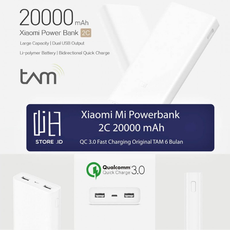 MI POWER BANK 2C 20000mah