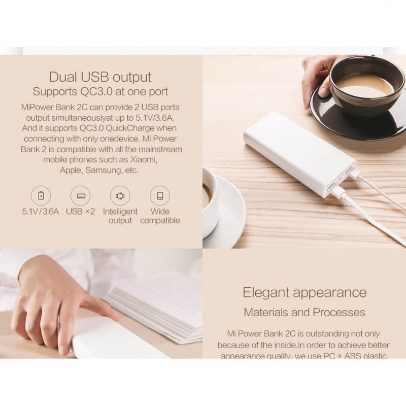 MI POWER BANK 2C 20000mah