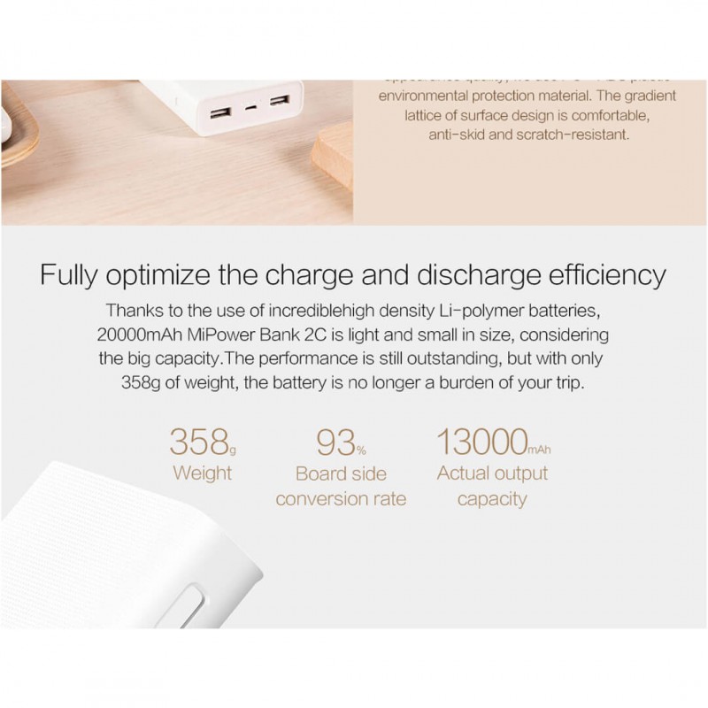 MI POWER BANK 2C 20000mah