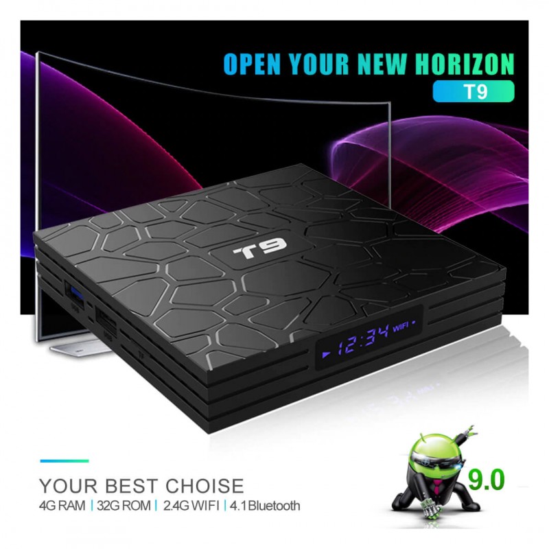 T9 Android Smart TV Box 4GB+64GB 4K ULTRA HD 9.0 | ShopRight