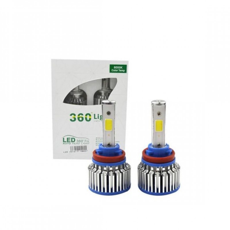 360 Led Headlight Hid Kit