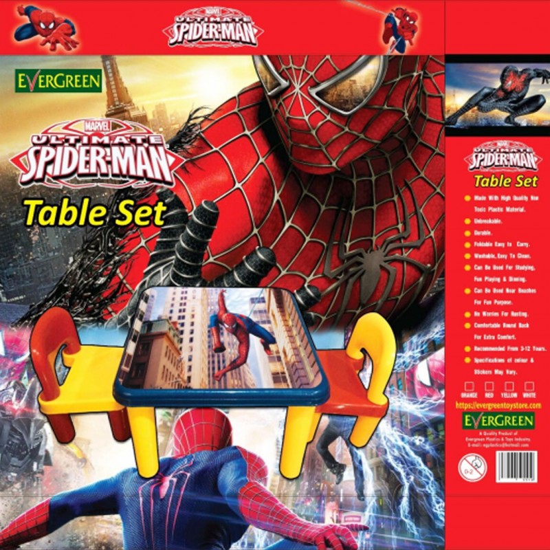 Ultimate Spider-Man Table Set | Baby And Toyz | Shopright.pk